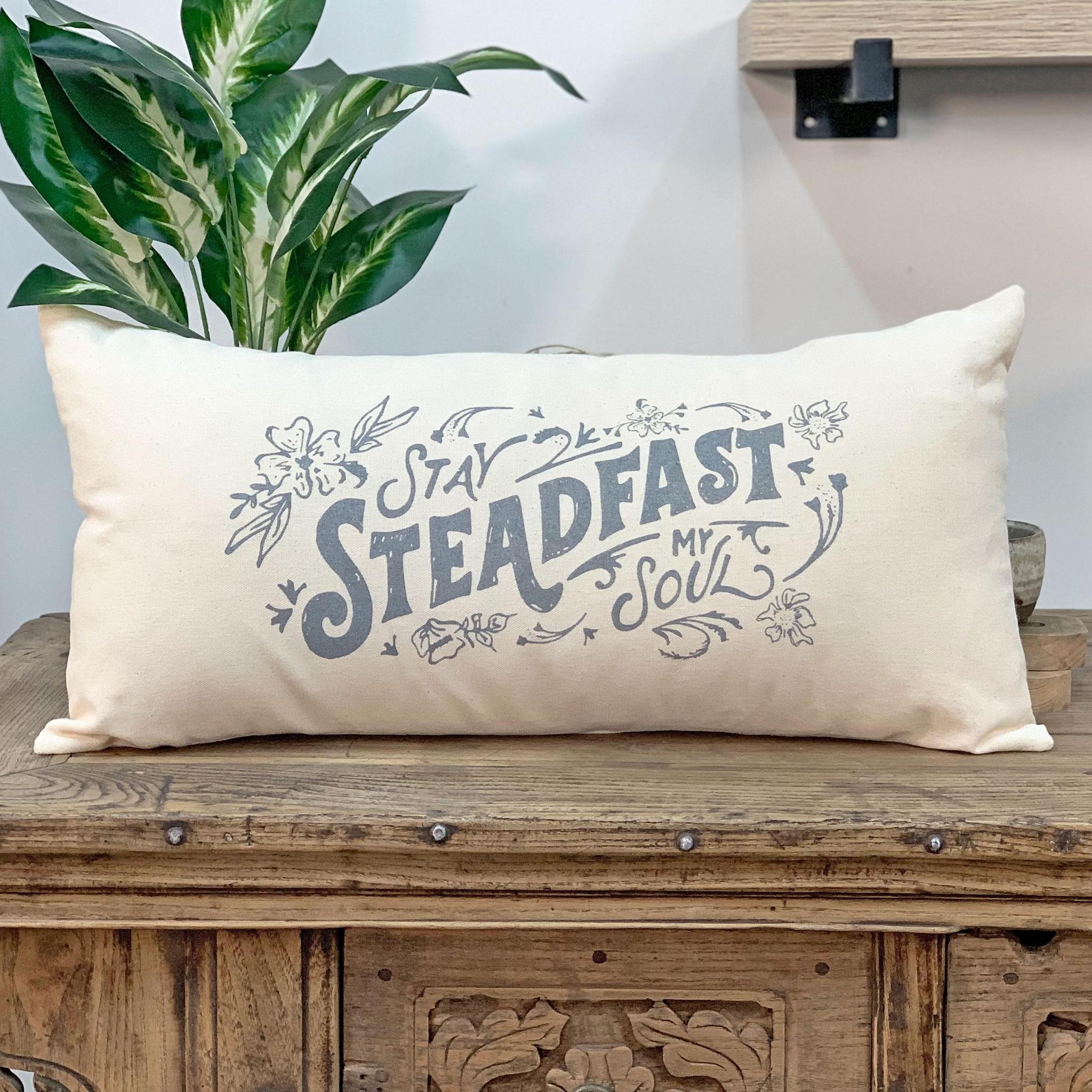Things That Remain Collection- Stay Steadfast Lumbar Pillow ...